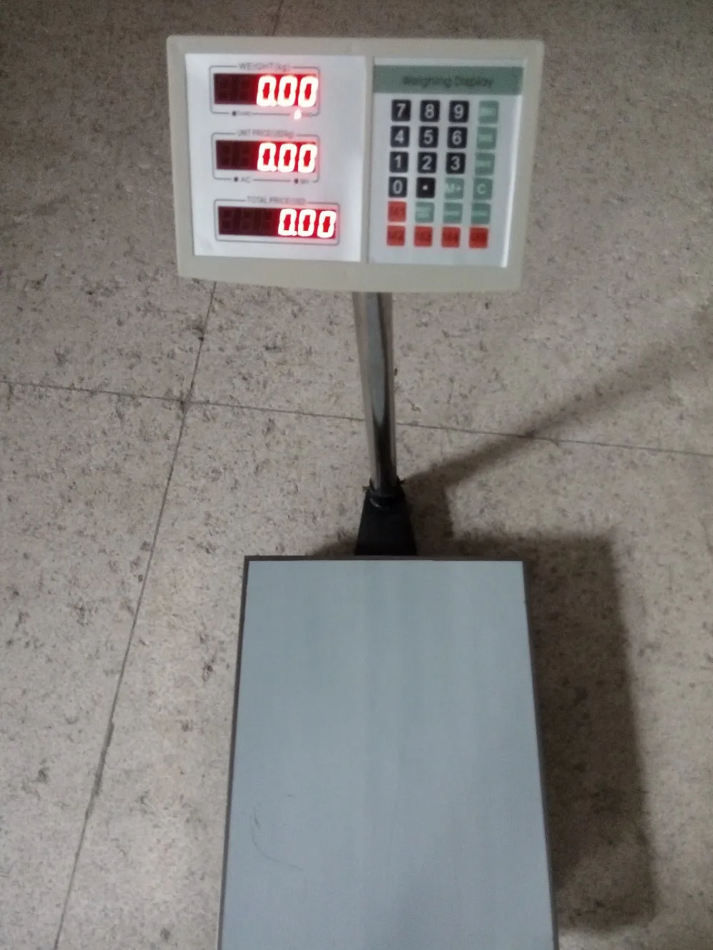 Factory Price Electronic Platform Scale 300kg Electric Weight Machine ...