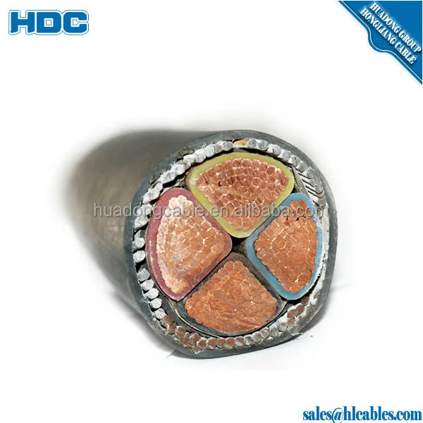 35mm 50mm 95mm 120mm 150mm 185mm 240mm Xlpe Swa Pvc Power Cable Armoured 4 Core Power Cable ...