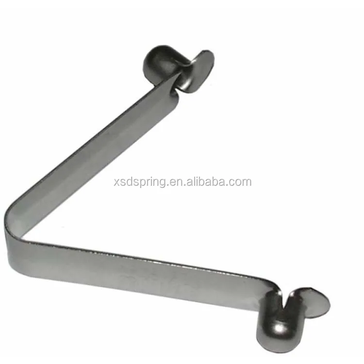 Oem Stainless Steel V Shape Spring Clip & Double Button Hinge