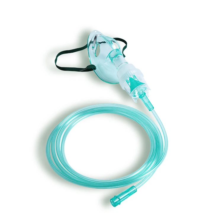 Hospital Grade Pvc Disposable Nebulizer Oxygen Mask With Oxygen Mask ...
