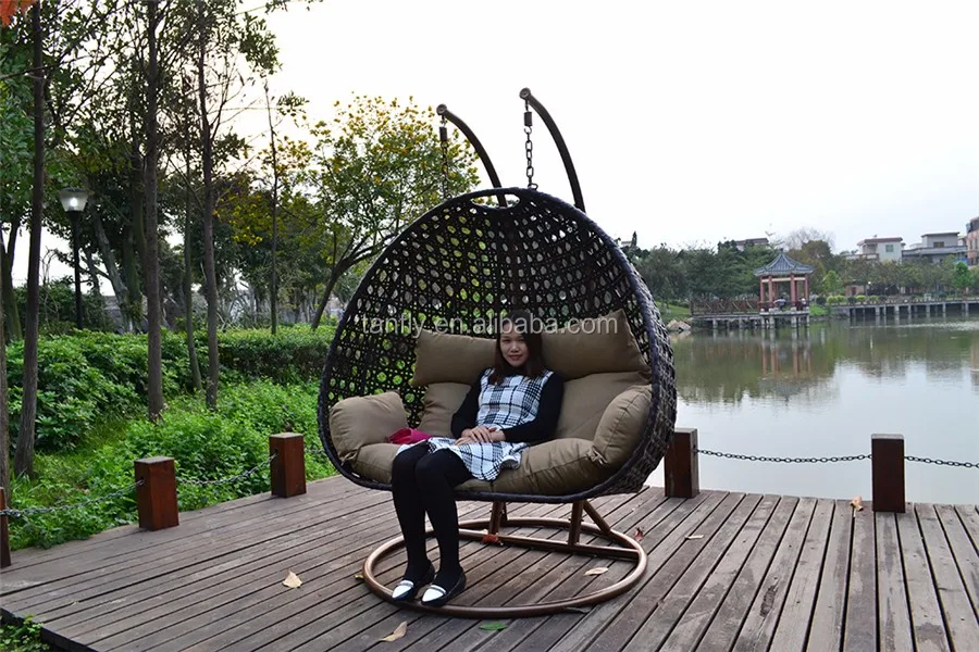 Netted Design Luxury 2 Seater Outdoor Garden Hanging Indoor Swing Chair ...
