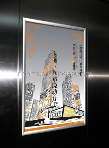 Aluminum Snap Frame Clip Open Poster Frame Used For Elevator Frame ...