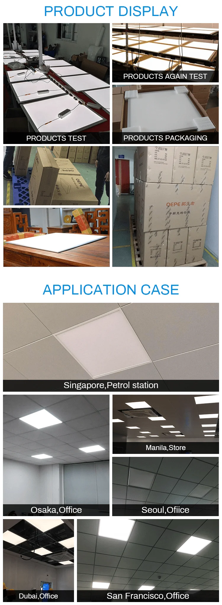 Ultra Bright Hanging Concealed 5000 Lumen 50w Led Panel Light Smd 2x4 ...