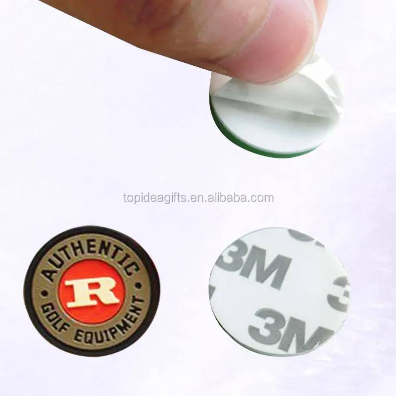 Custom logo Pvc Rubber Label with Adhesive Sticker Pvc Patch Sticker ...