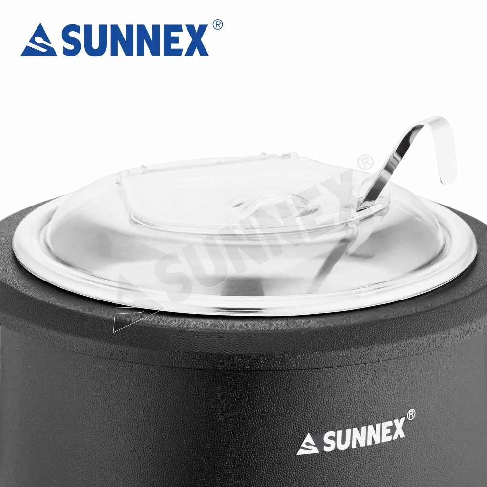 Sunnex 10L Stainless Steel Soup Pot - Perfect for Restaurants