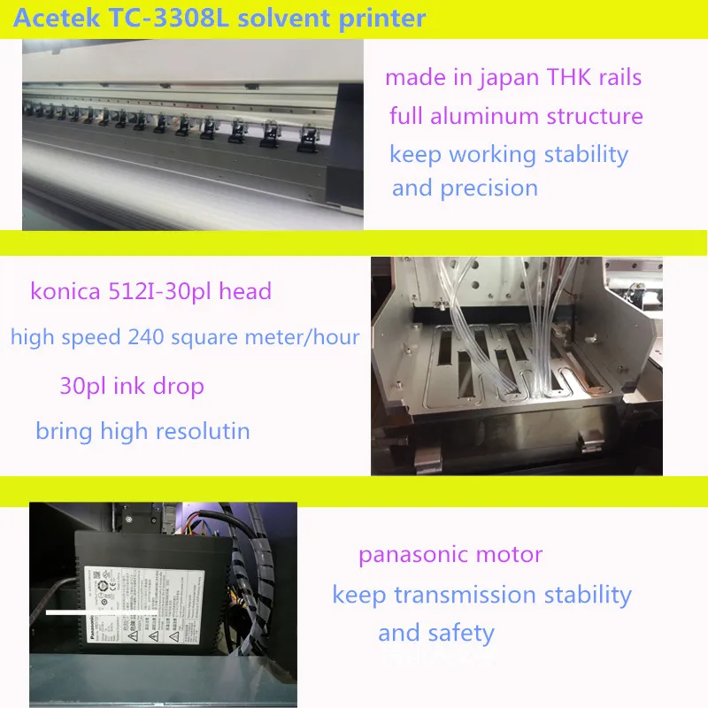 Acetek TC-3304L Solvent Plotter - High Productivity Printer