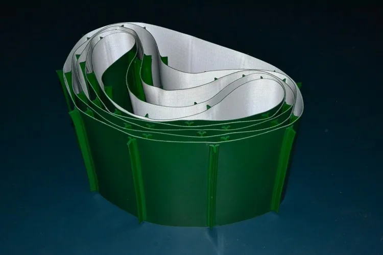 Foodgrade Pu Pvc Conveyor Belt With Baffles And Cleats - Buy Pu ...