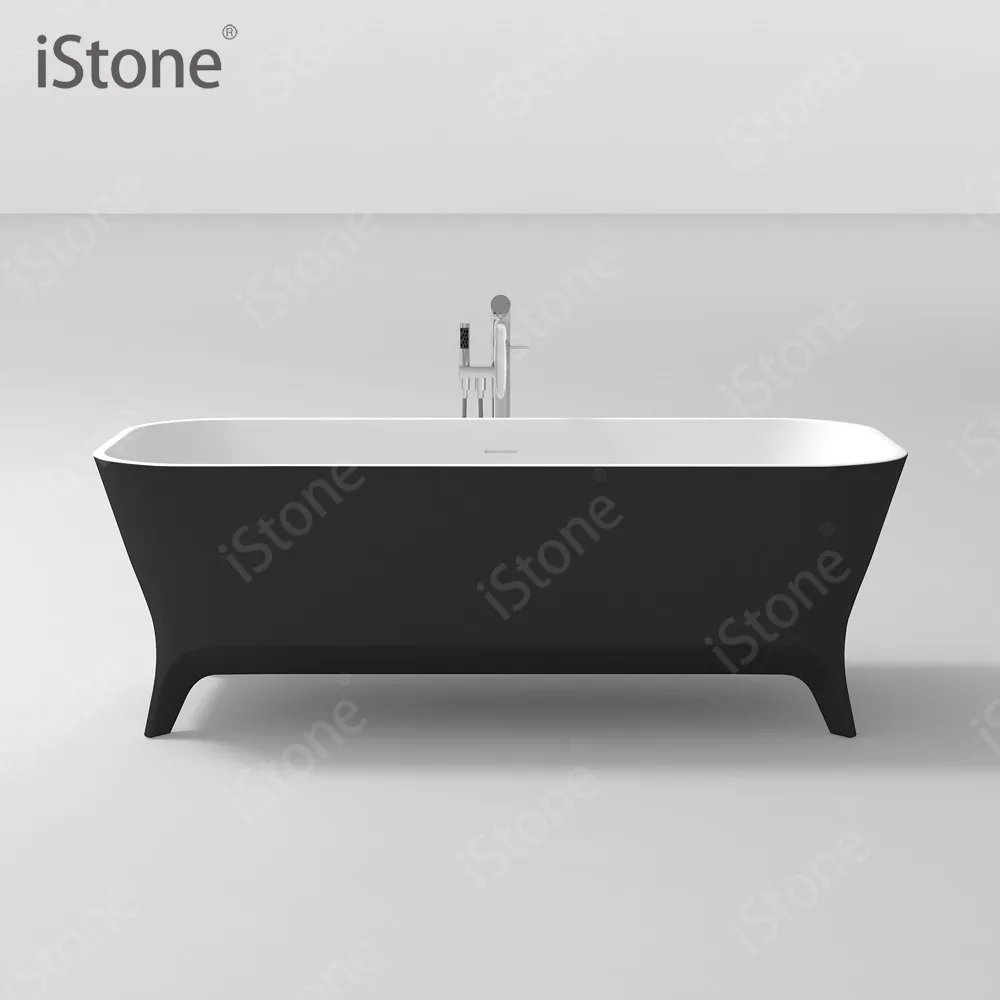 Pmma Solid Surface Composite Stone Freestanding Bath Tub Stone Tub ...