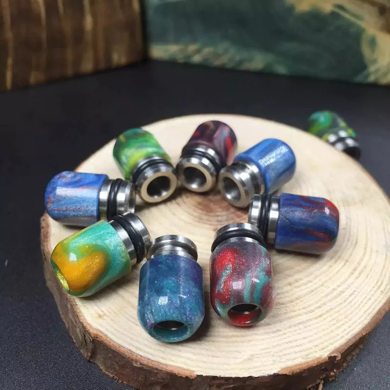 Stabilized Wood + Delrin Box Mod Stab Wood Drip Tip - Buy Stabilized ...