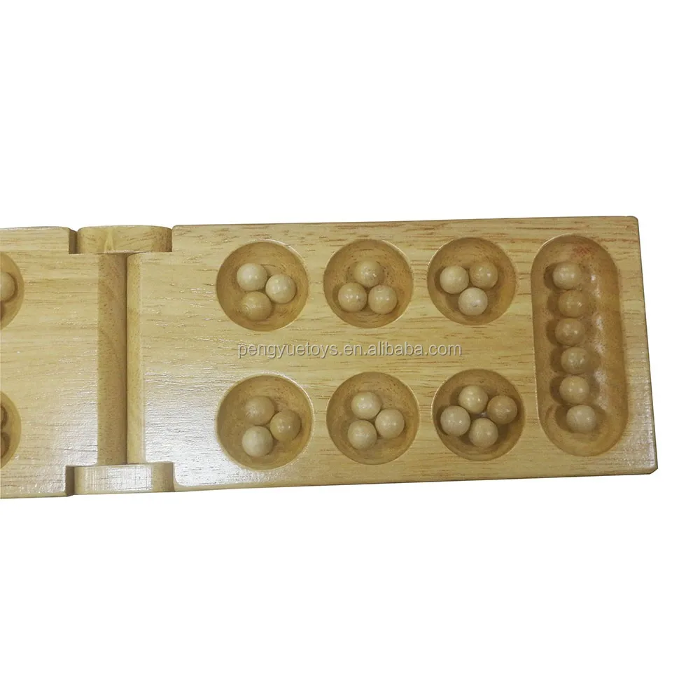 Wood Folding Mancala Board Game Classic Congkak Game For Kids - Buy ...