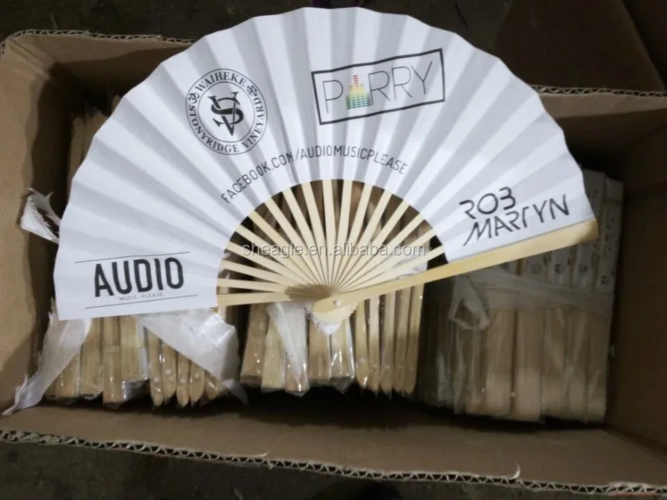 27cm Length 11 Panel Japanese Chopsticks Paper Bamboo Fan - Buy ...