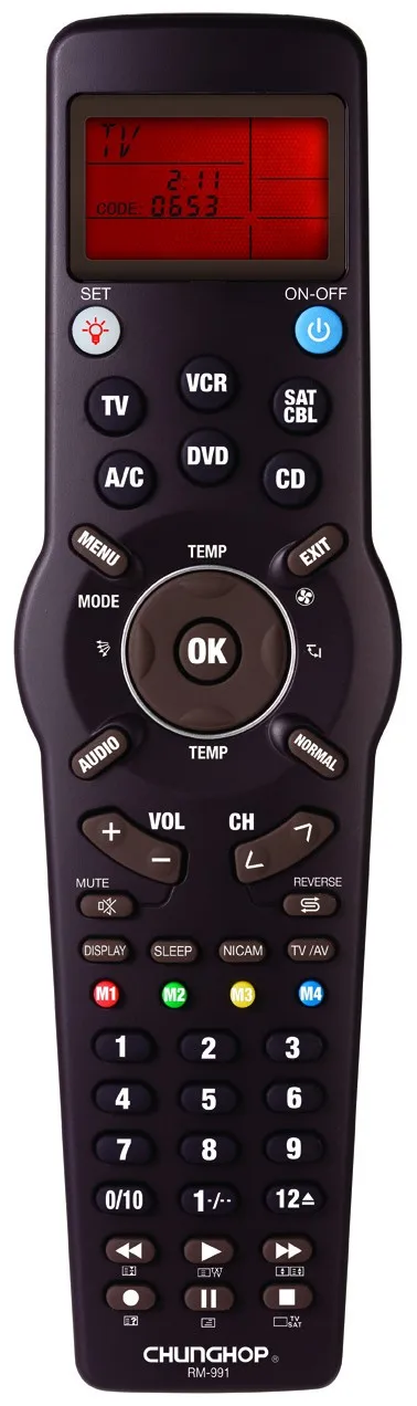 Chunghop RM-991 Smart Control - Universal Remote for TV & AC