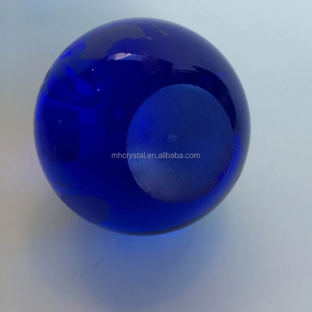 Blue Glass Etched Globe Paperweight Mh-q0129 - Buy Glass Earth Globe ...