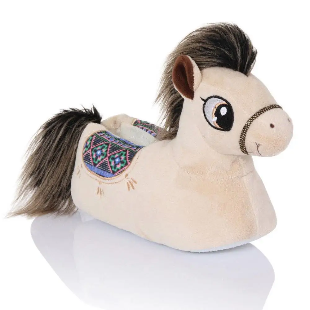 Wholesale Funny Fluffy Animal Indoor House Winter Horse Shoes Plush Toy ...