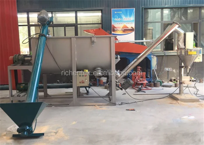 Horizontal Blender Ribbon Mixer For Potting Soil And Fertilizer - Buy ...