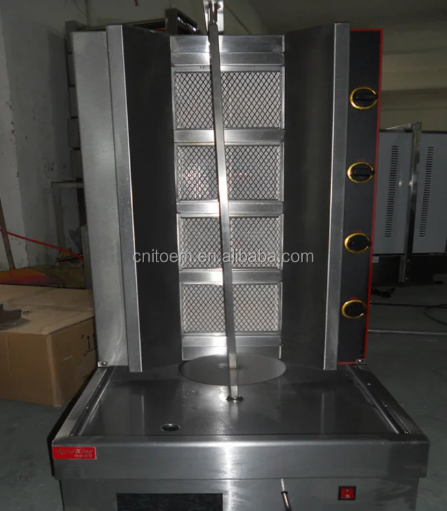 4burner Gas Chicken Shawarma Machine for Sale - Automatic