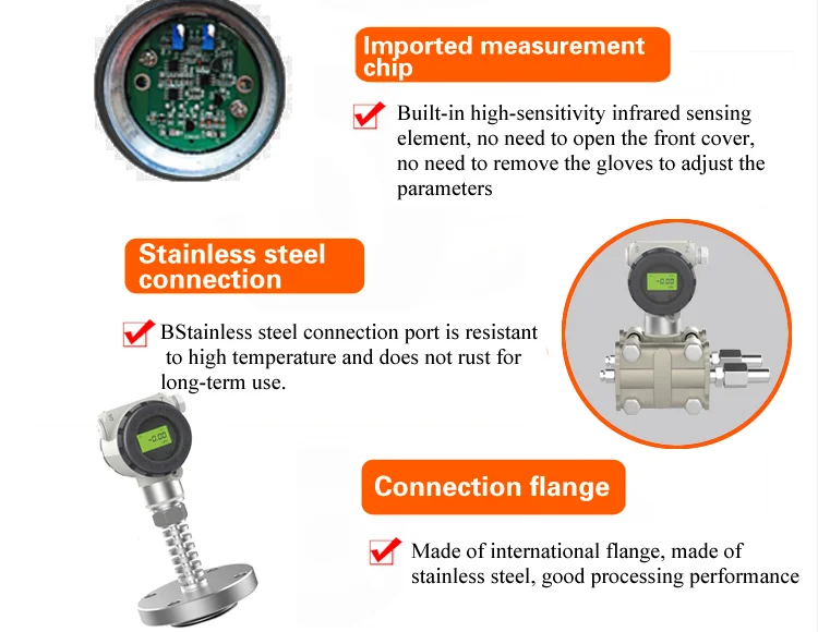 Supmea High Accuracy Smart Differential Pressure Sensor Digital ...