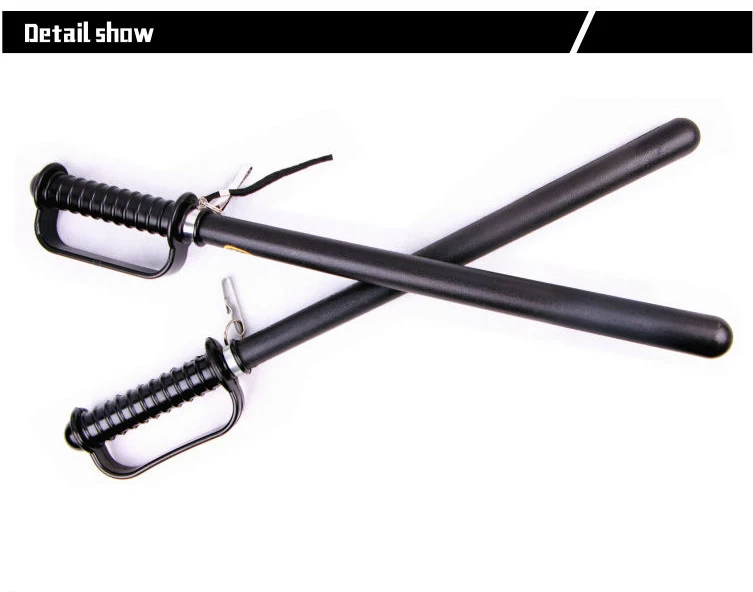 63cm Security Police Plastic/rubber Baton Tonfa Anti-riot Baton - Buy ...