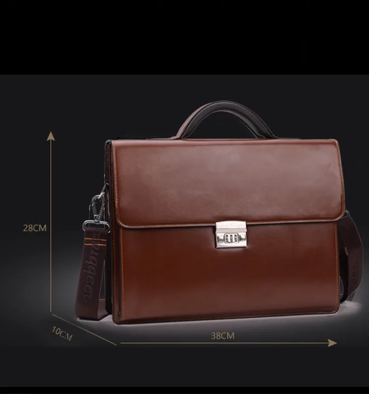 High Quality Business Popular Design Pu Leather Briefcase For Men ...