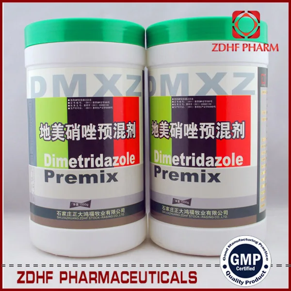 Vet Drugs Poultry/pig Dysentery Medicine Dimetridazole 20% Premix For ...