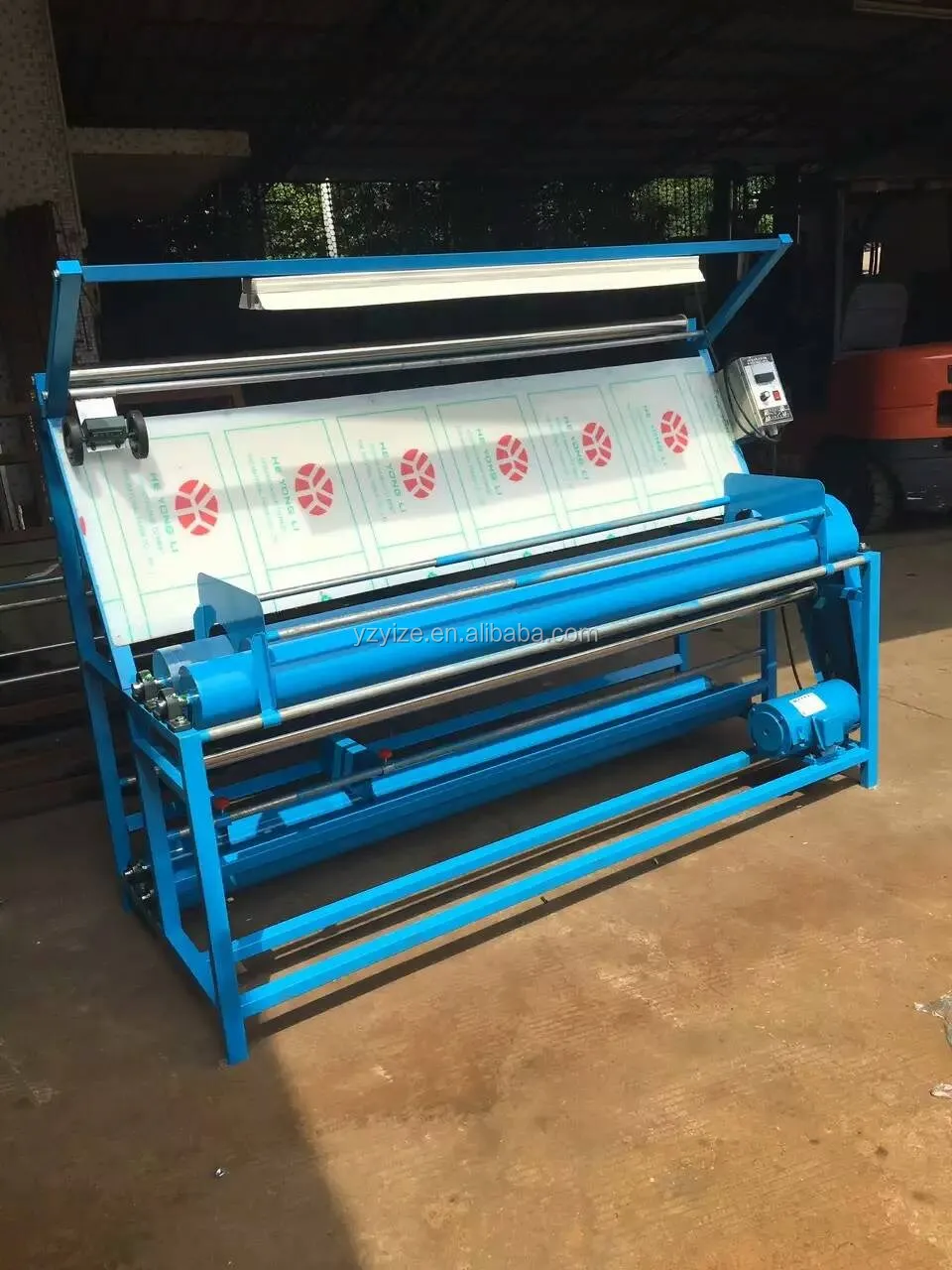Cloth Roller Textile Rolling Machine Fabric Winding No Woven Rewinder ...