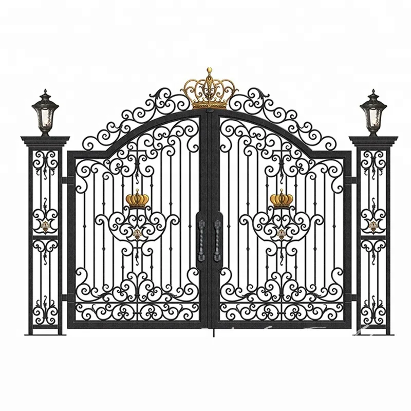 Classical Design Wrought Iron Gates For Decor - Buy Wrought Iron Gates ...