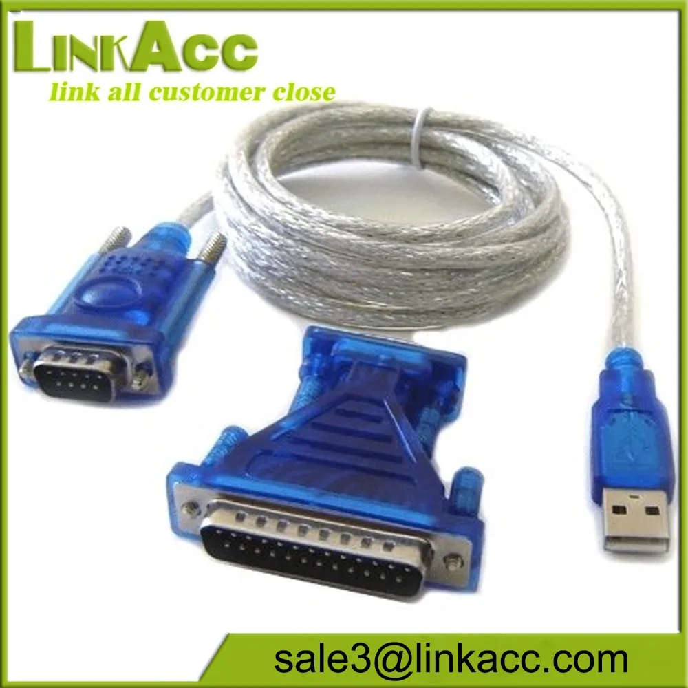 Serial Port Rs232 To Usb Converter With Db9 And Db25 Connector - Buy ...