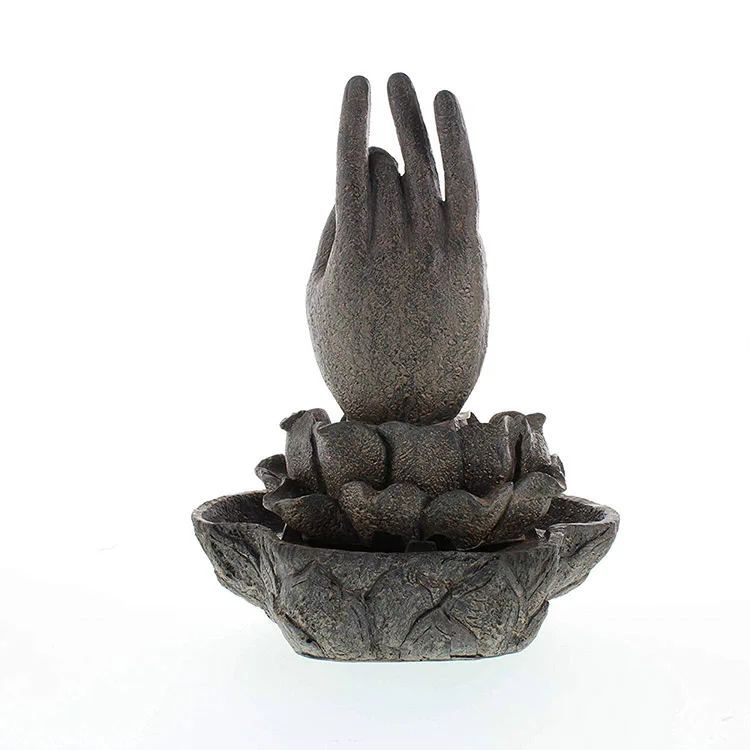 Indoor Decor Battery Operated Mini Tabletop Fengshui Buddha Water ...