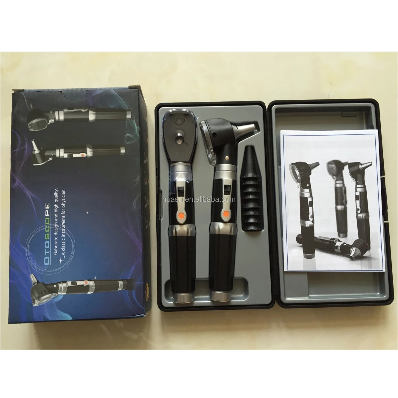 Otoscope Ophthalmoscope Set Medical Diagnostic Set - Buy Otoscope ...