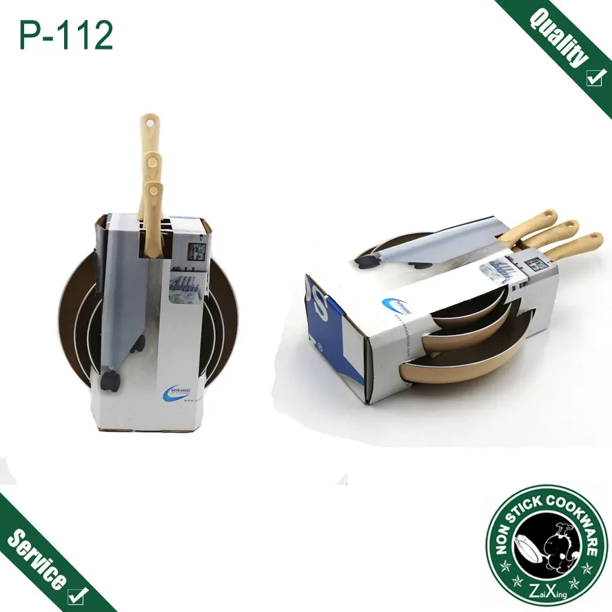 Aluminum Cheap Frying Pan Non-stick Fry Pan Set With Ceramic Coating ...