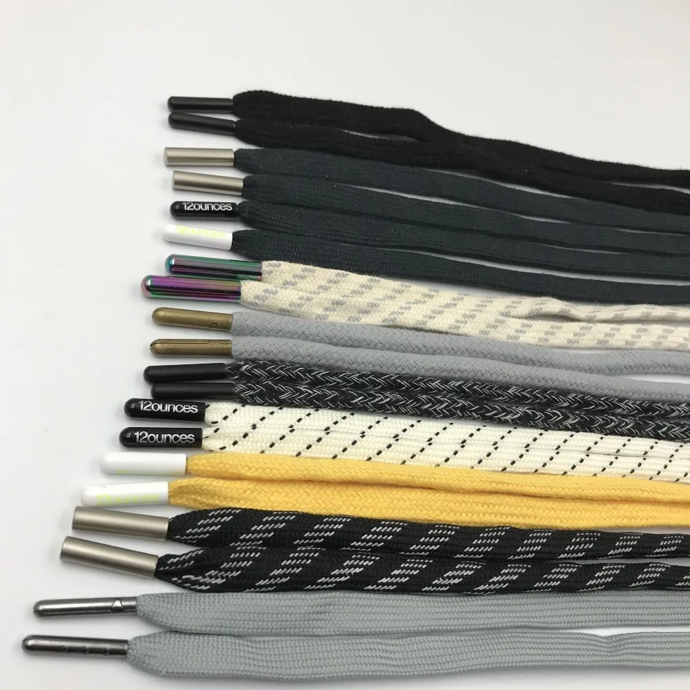 Custom Colorful 6mm Colored Polyester Cord with Cord Ends