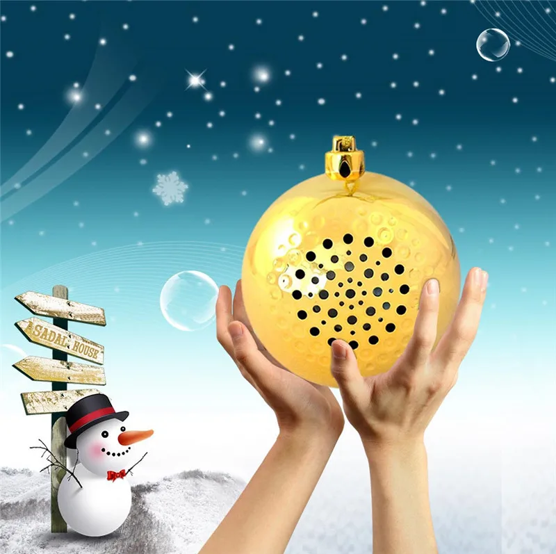2019 New Xmas Gift Speaker Mini Wireless Speaker Portable Christmas ...