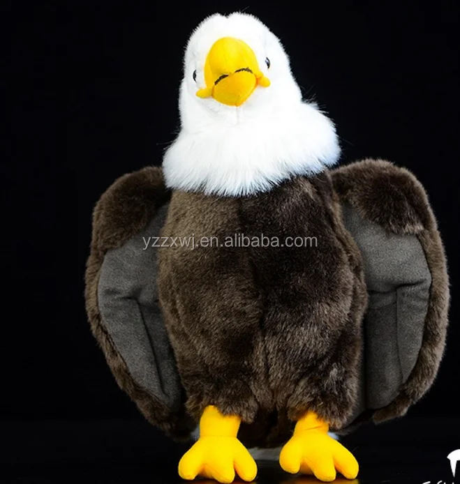 Plush Eagle Toy/plush Brown Hawk Plush Toys/plush Soft Glede Toys Oem ...
