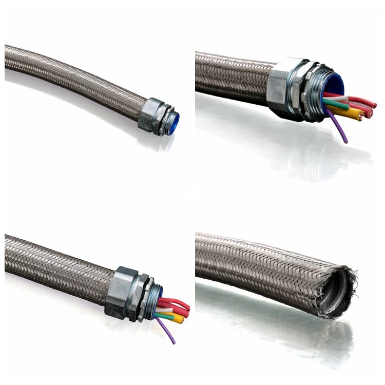 Stainless Steel Braided Metal Flexible Conduit/hose/pipe/tube With Pvc ...