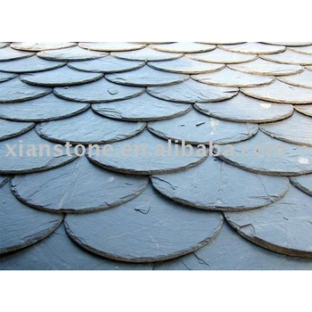 Round Slate Roof Tile - Buy Round Slate Roof Tile,Slate Roofing Shingle ...