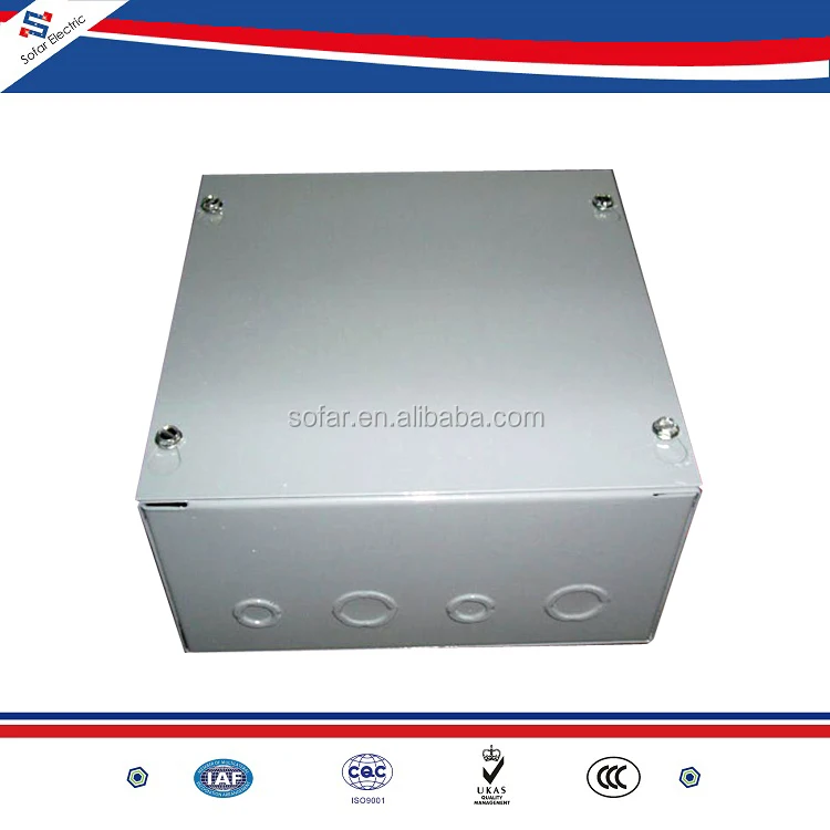 Nema Wall Mount Sheet Metal Terminal Junction Box With Knockouts On ...