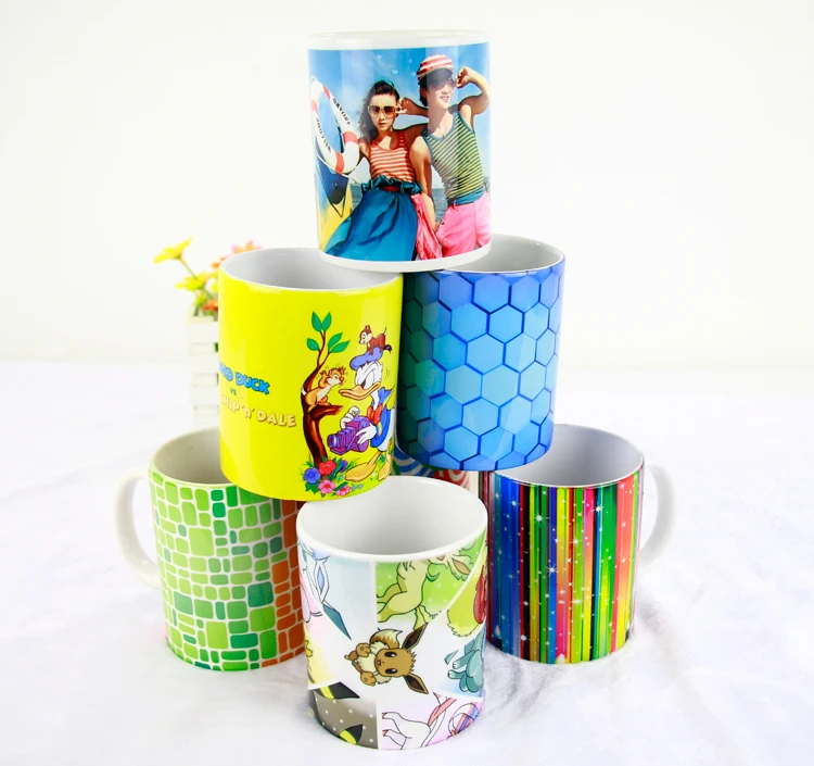Five Station Heat Transfer Cup Printing Machine Ceramic Color Changing ...