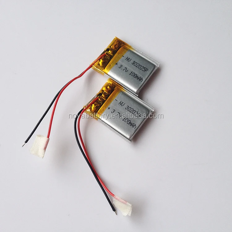 Flexible Battery Ultra Thin 3.7v 100mah Lipo Battery 103050 Lithium ...