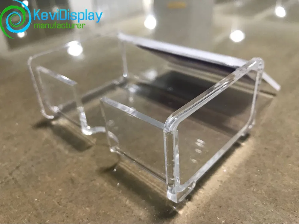 Portable Plastic Business Card Holder Case With Round Smooth Corners ...