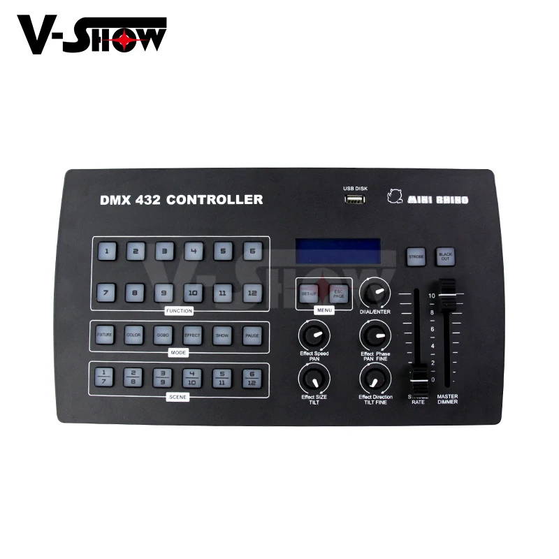 Programmable Dmx 512 Controller 432 Ch Dmx Console For Dmx Light ...