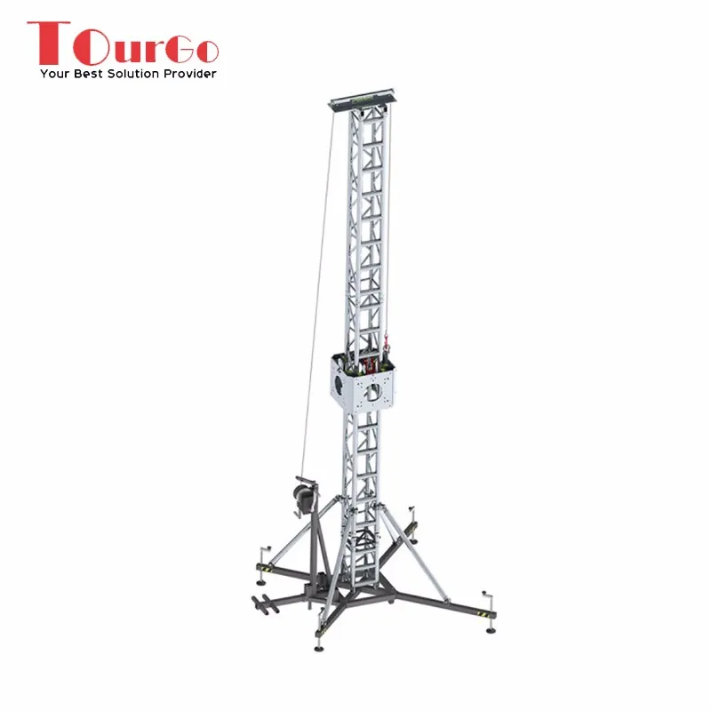Tourgo Aluminum Ground Support Truss System Lift Truss Tower for Stage
