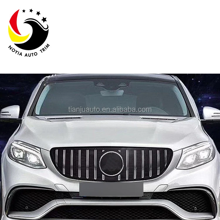 Gtr Style Grille For Mercedes Benz W166 Silver/black Front Grill For ...
