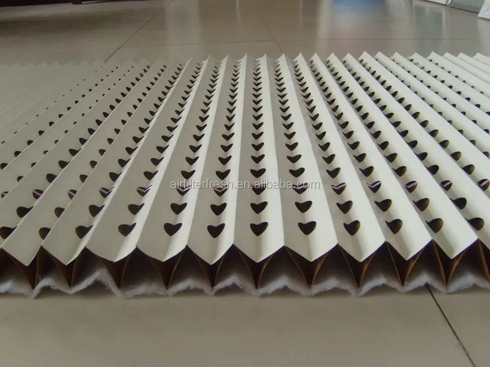 Folded Paint Spray Booth Filter Media Paper (manufacture) - Buy Folded ...