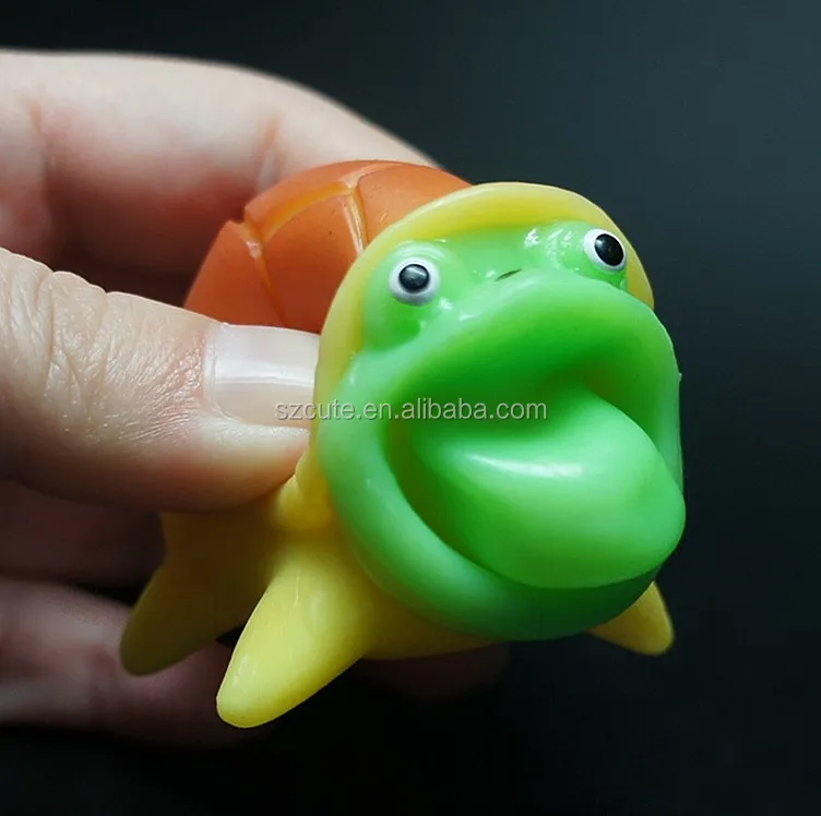 Patented Product Small Rubber Tongue Out Turtle Squeeze Toys - Buy ...