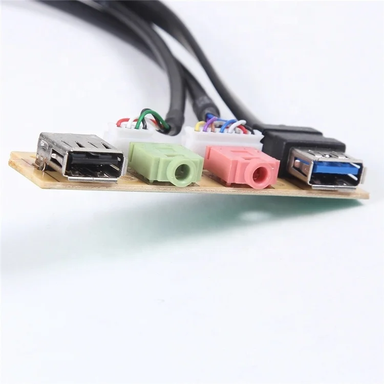 Lesozoh PC Case USB 3.0 Panel with HD Audio Port - 1 Year Warranty