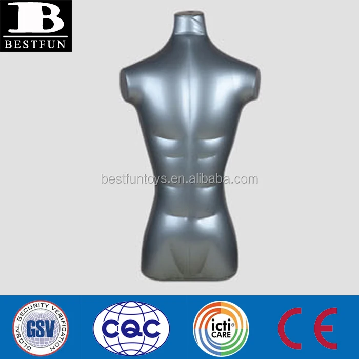 Inflatable Torso Plastic Male Torso Upper Body Inflatable Human Torso ...