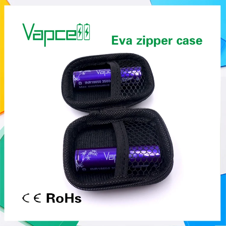 Soft Vapcell Eva Zipper Battery Case Hold 14500 18350 18500 18650 20650 ...