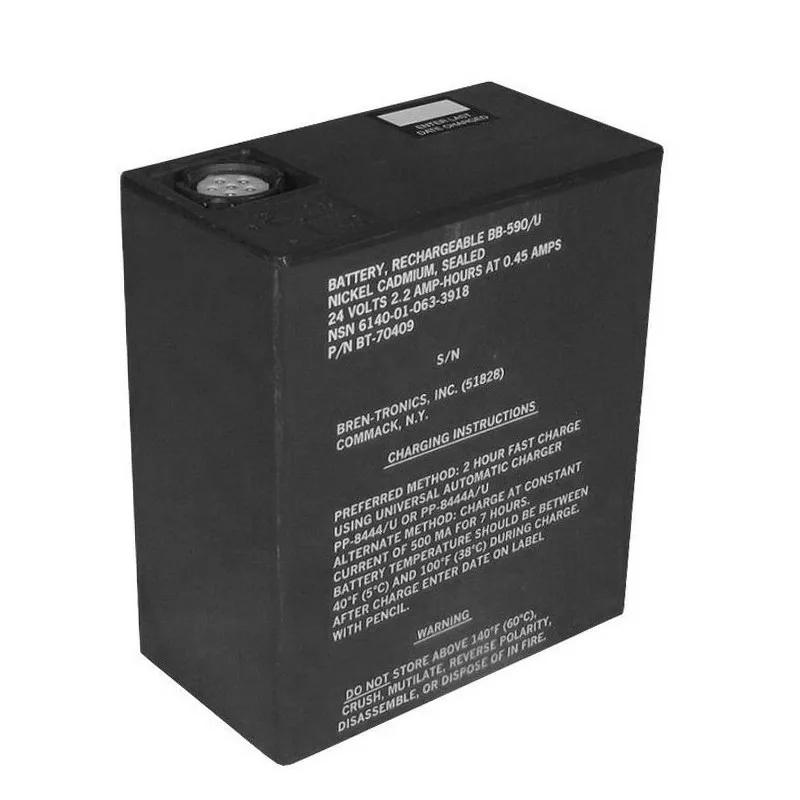 Bb-588/u Bb-590/u Military Radio Battery Packs Replacement Ni-cd 12v ...