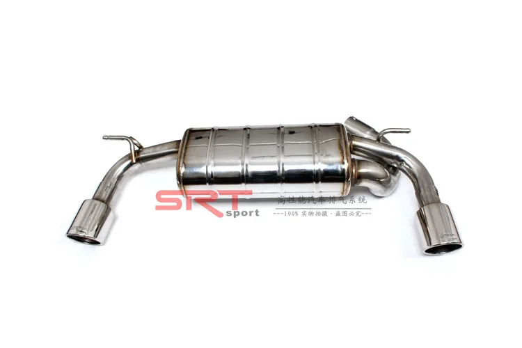 Steel Pipes For Bmw 1 Series Powerful Exhaust Catback With Quad Double ...