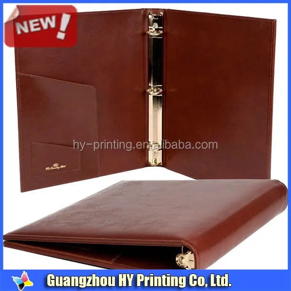 High Quality Custom Faux Leather Hotel Presentation File Folder Budget ...
